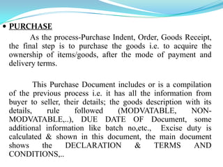 Purchase & production process | PPTX