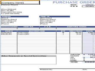 Purchase & production process | PPTX