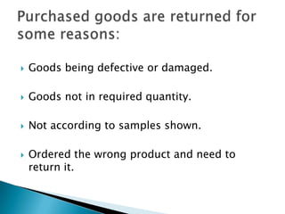 Purchase return book | PPTX