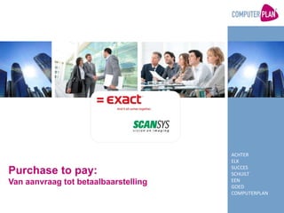 Purchase to pay oplossing Exact software | PPTX | Business | Business ...