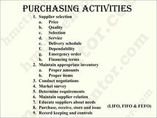 Purchasing | PPT