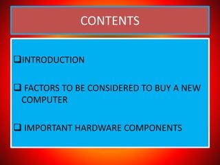 Purchasing a-computer | PPTX