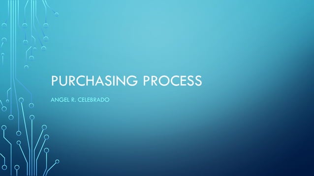Purchasing-Process in Supply Chain Management | PPTX