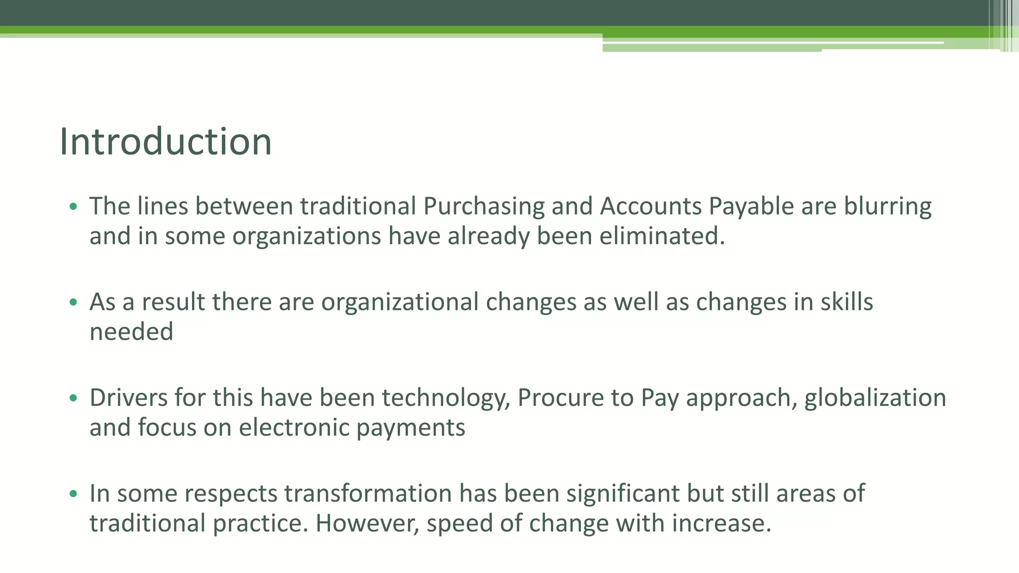 Purchasing and Accounts Payable Future Relationship | PPTX