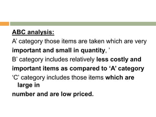 Purchasing and inventory control in drug store | PPTX