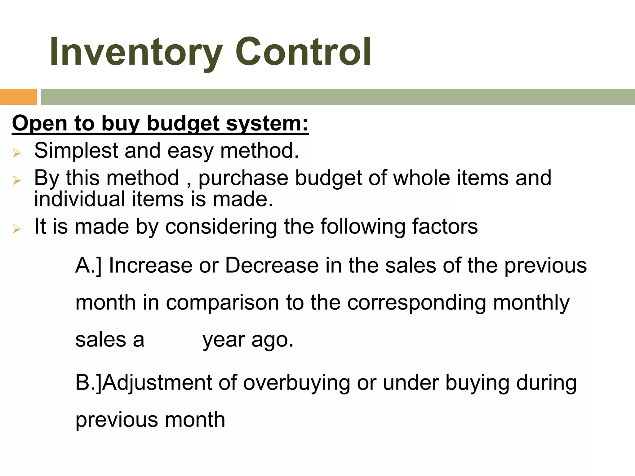 Purchasing and inventory control in drug store | PPTX