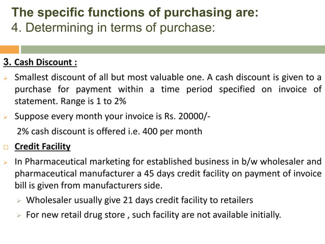 Purchasing and inventory control in drug store | PPTX | Pharmaceutical ...