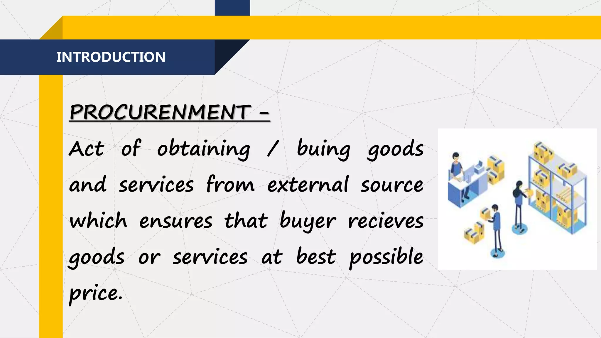 Purchase and procurement | PPTX