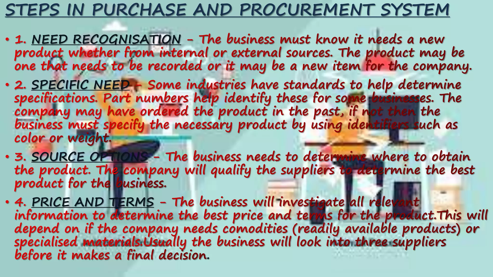 Purchase and procurement | PPTX