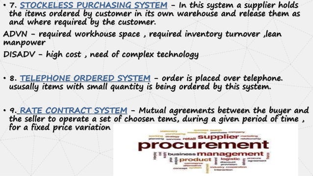 Purchase and procurement | PPTX | Logistics | Business