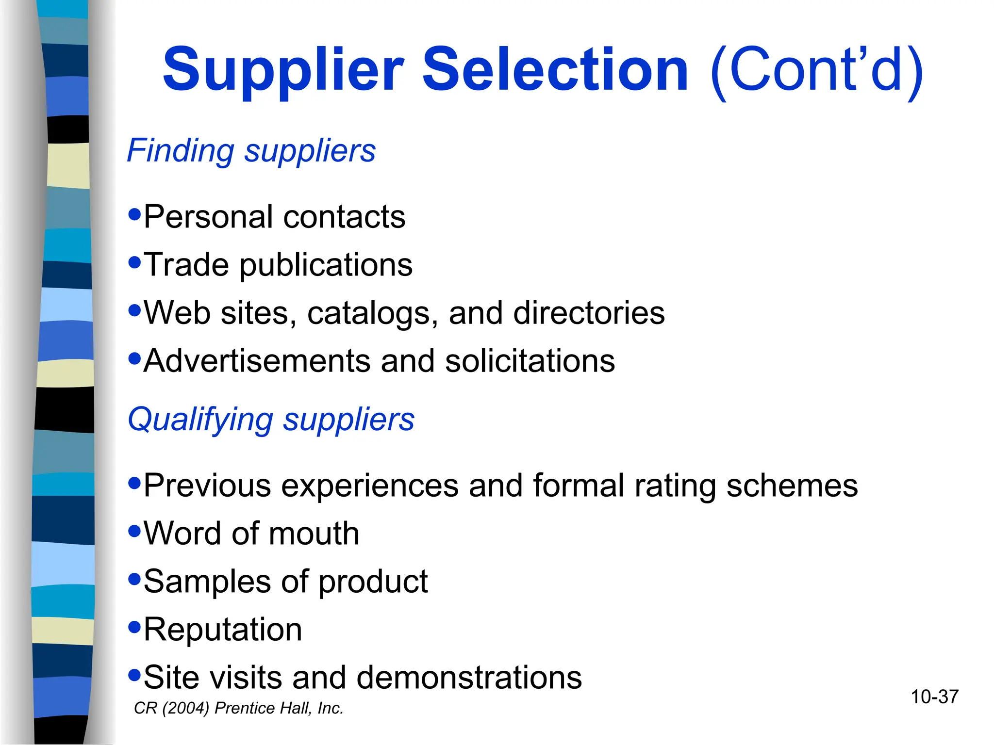 Purchasing and Supply Scheduling Decisions.ppt