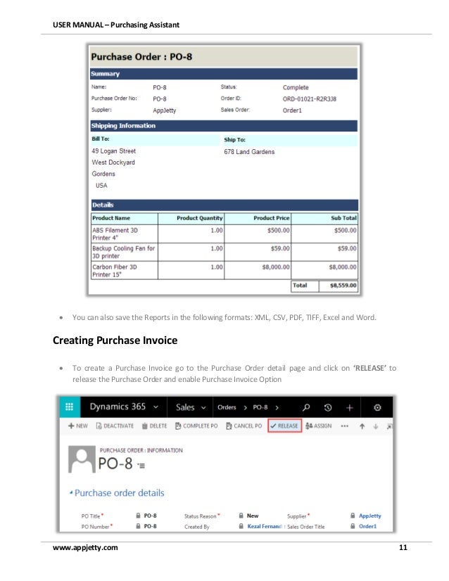 Purchasing Assistant Dynamics CRM Plugin Purchasing Assistant Dynamics CRM Plugin