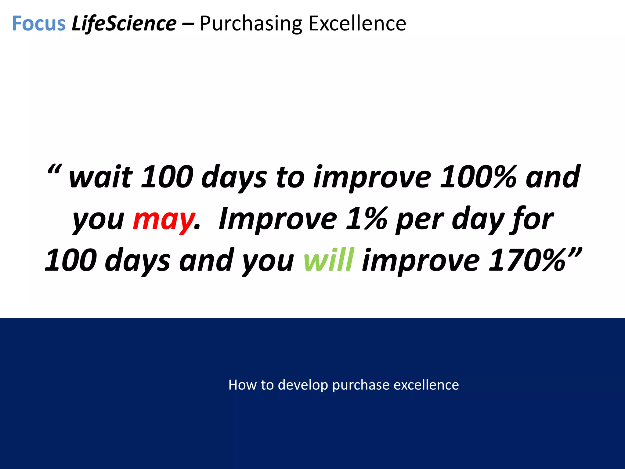 Purchasing excellence roadmap | PDF