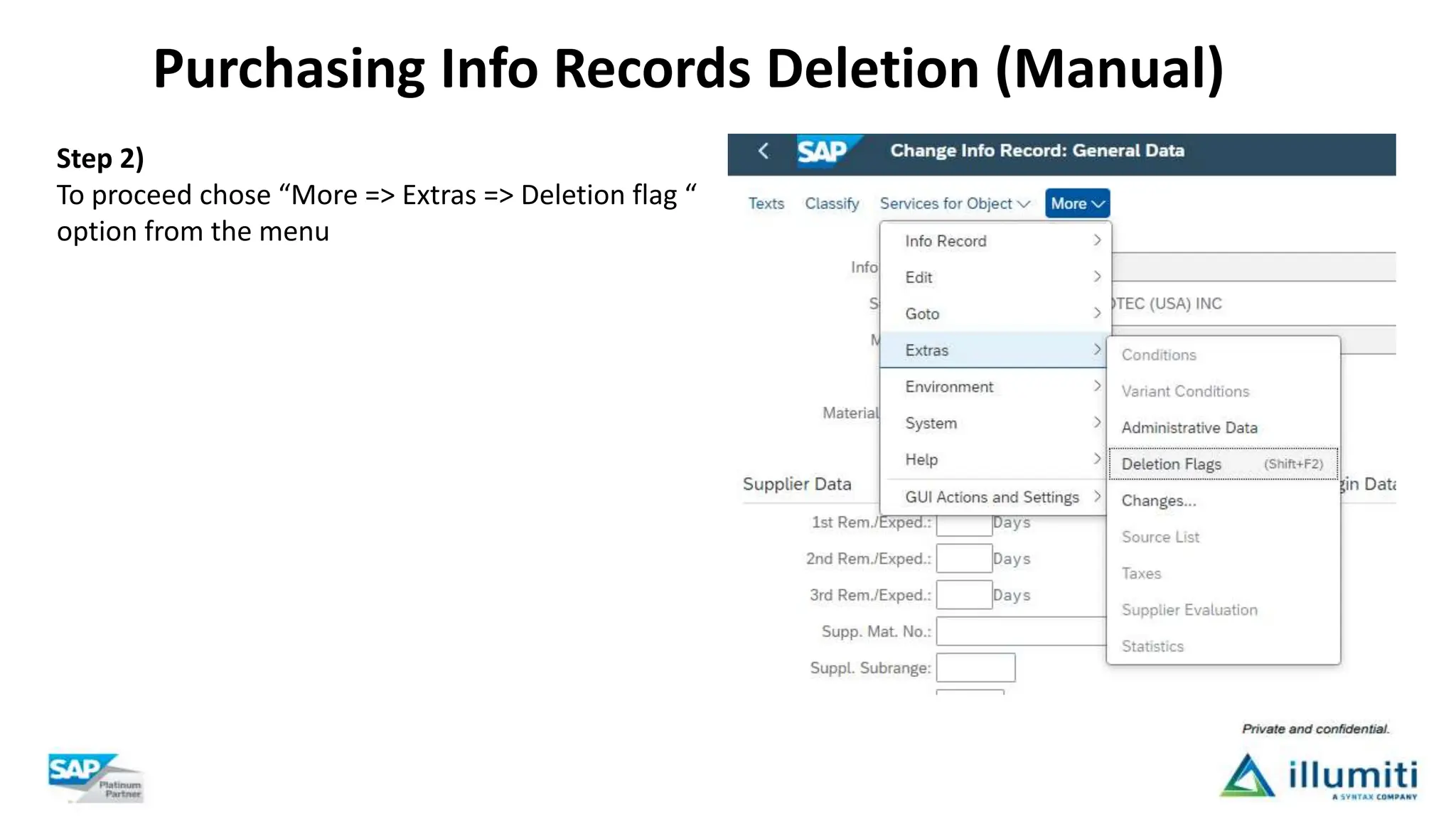 Purchasing Info record Creation en SAP ECC | PPTX