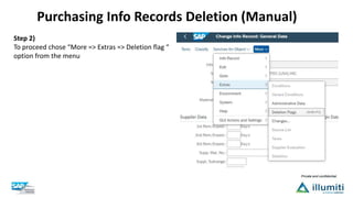 Purchasing Info record Creation en SAP ECC | PPTX