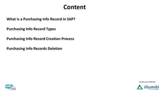 Purchasing Info record Creation en SAP ECC | PPTX