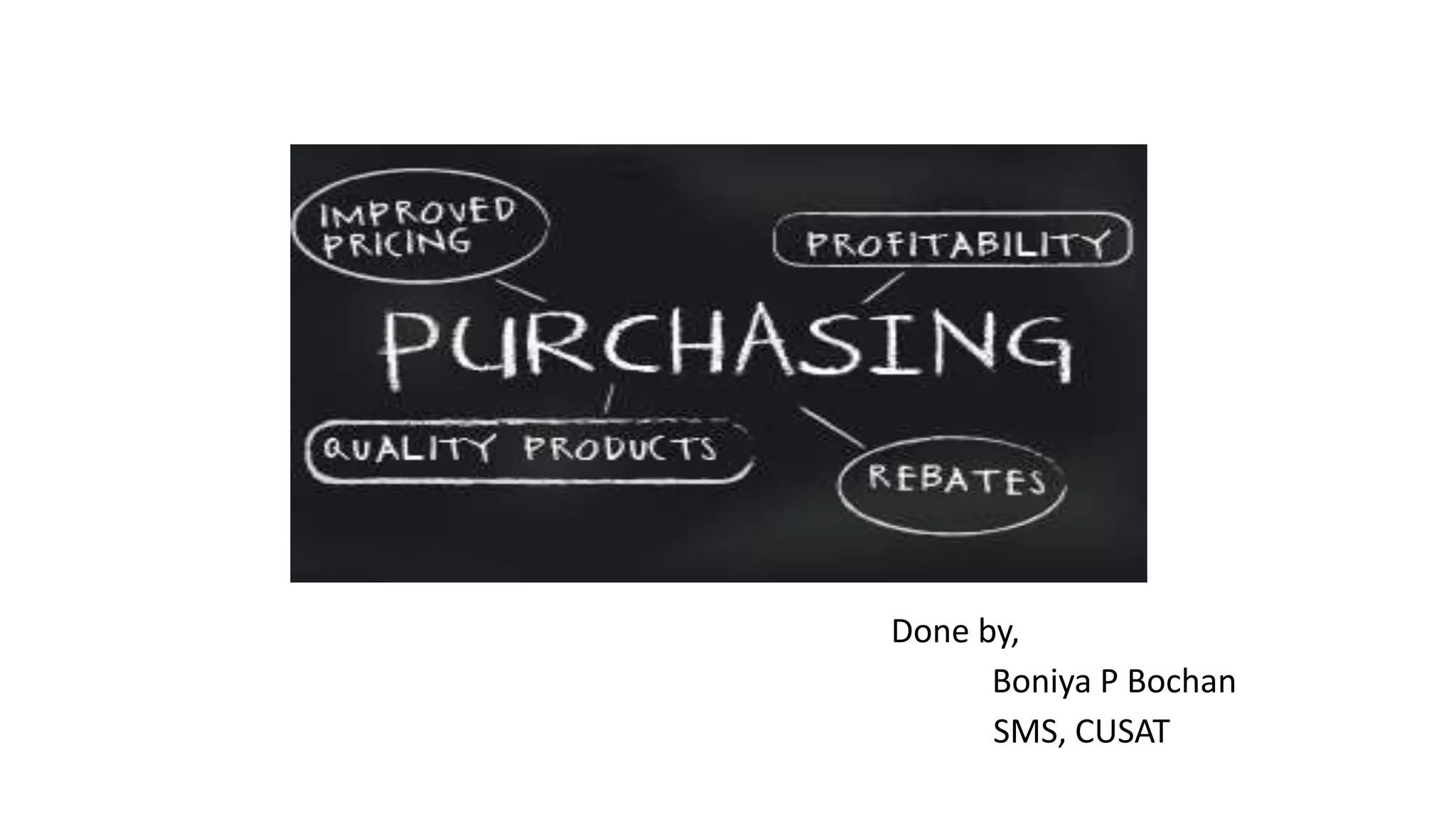 Purchasing in supply chain management (scm) | PPTX