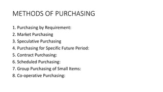 Purchasing in supply chain management (scm) | PPTX