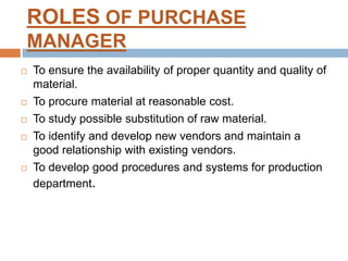 Purchase Manager in a Hospital Industry- His Functions,Roles ...