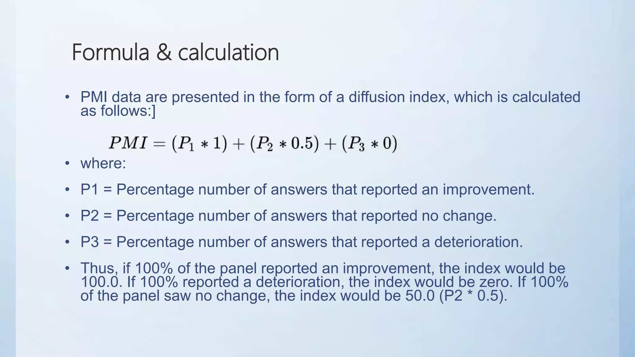 Purchasing managers' index | PPTX