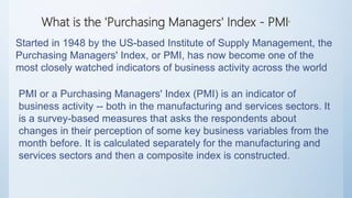 Purchasing managers' index | PPTX