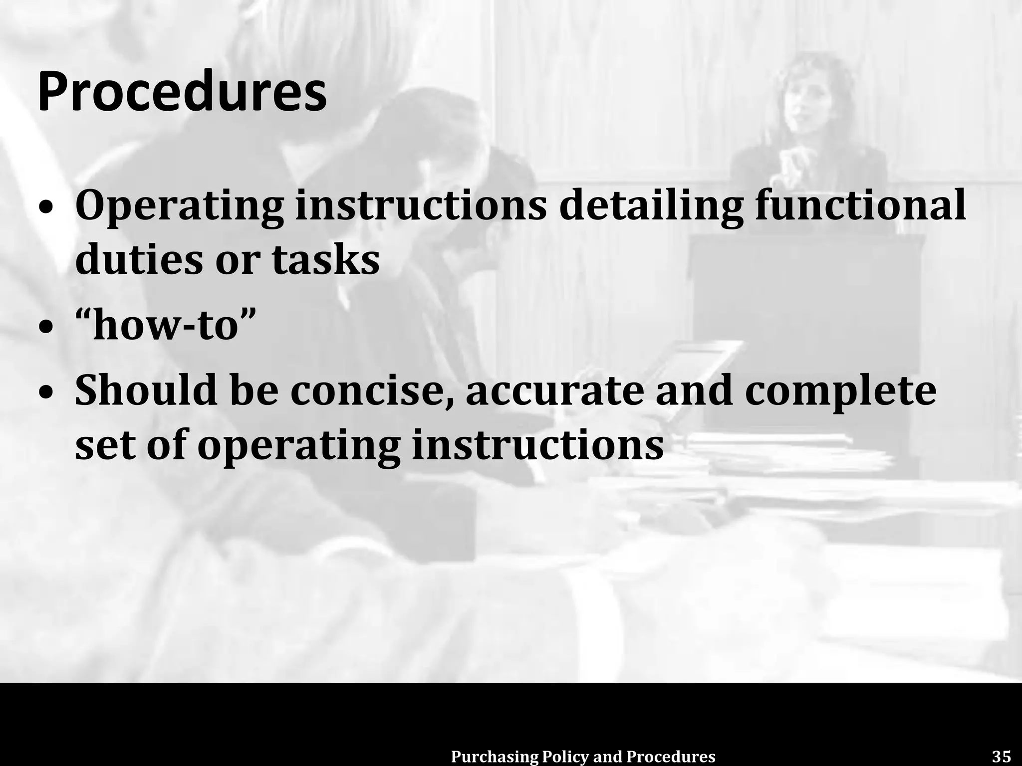 Purchasing policy and procedures | PPTX