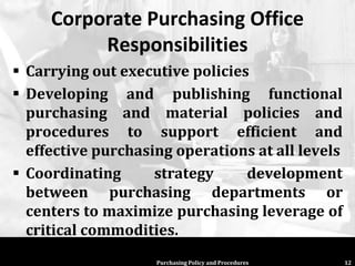 Purchasing policy and procedures | PPTX