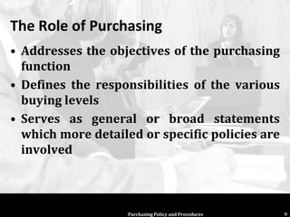 Purchasing policy and procedures | PPTX