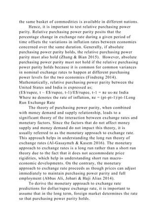 PURCHASING POWER PARITY THEORY AND EXCHANGE RATE1.docx
