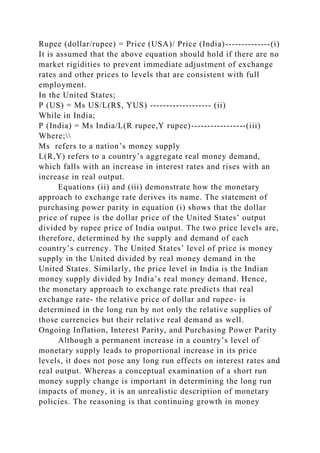 PURCHASING POWER PARITY THEORY AND EXCHANGE RATE1.docx