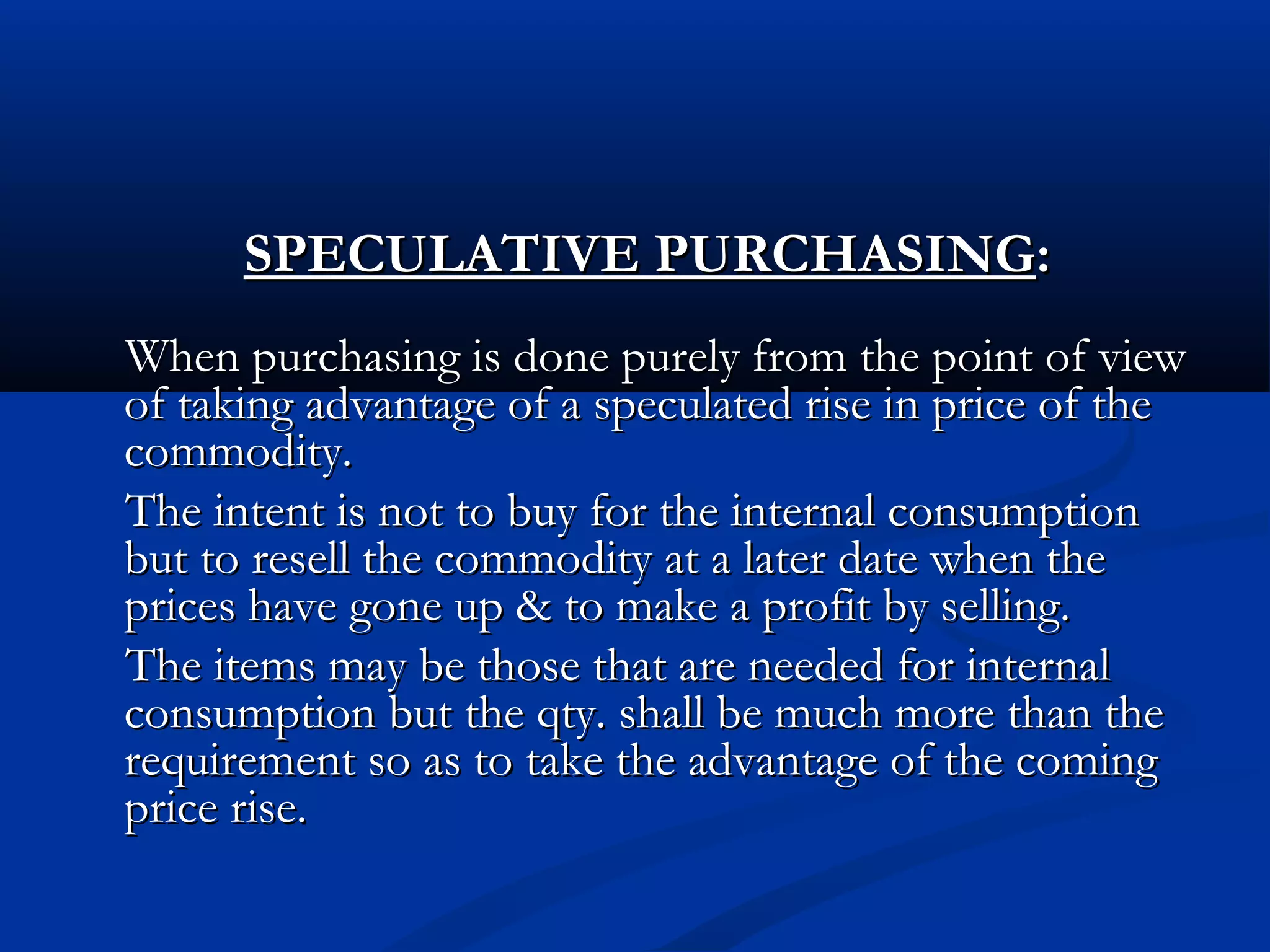Purchasing ppt | PPT