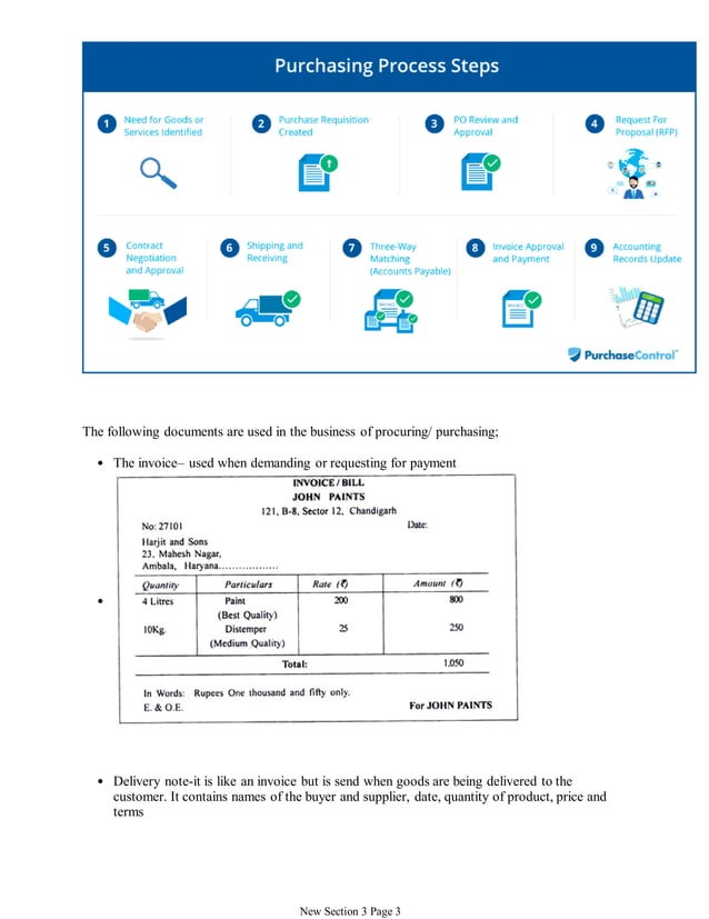 Purchasing procedures | PDF