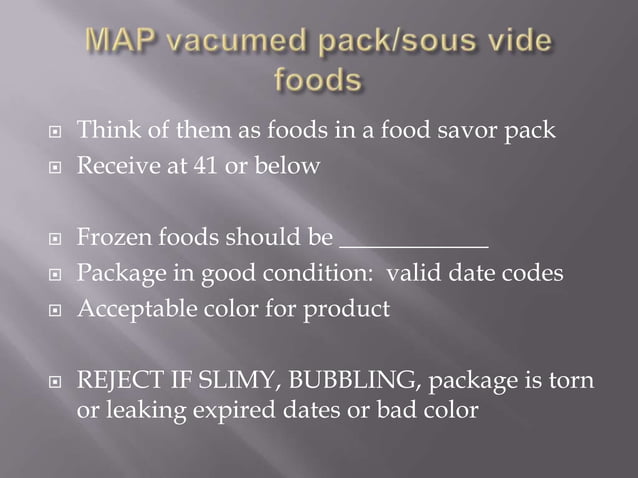 Purchasing, receiving and storing food | PPTX