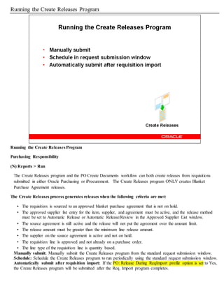 Oracle R12 Purchasing setup | PDF