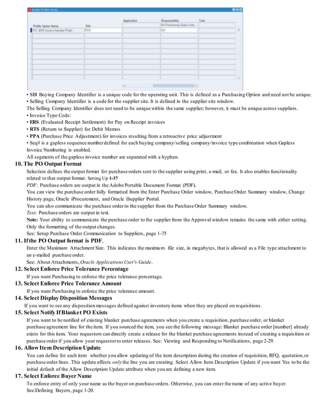 Oracle R12 Purchasing setup | PDF | Human Resources | Business