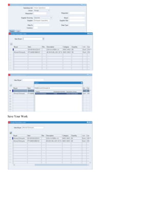 Oracle R12 Purchasing setup | PDF