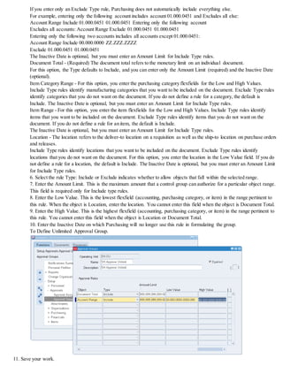Purchasing setup steps | DOCX