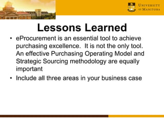 An EPIC Transformation of Purchasing Processes at the University of ...