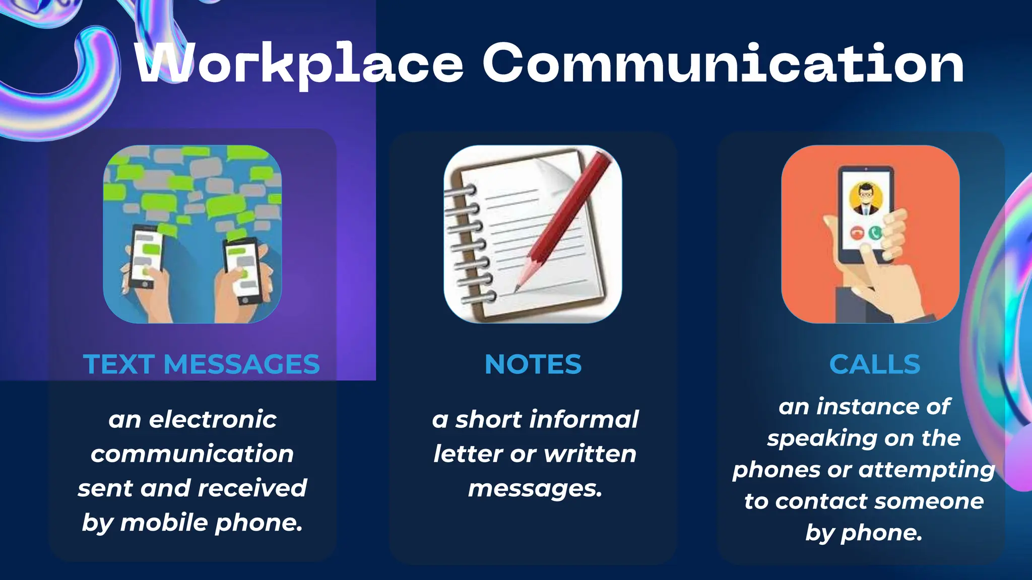 Communication For Work Purposes Workplace Communication | PPTX