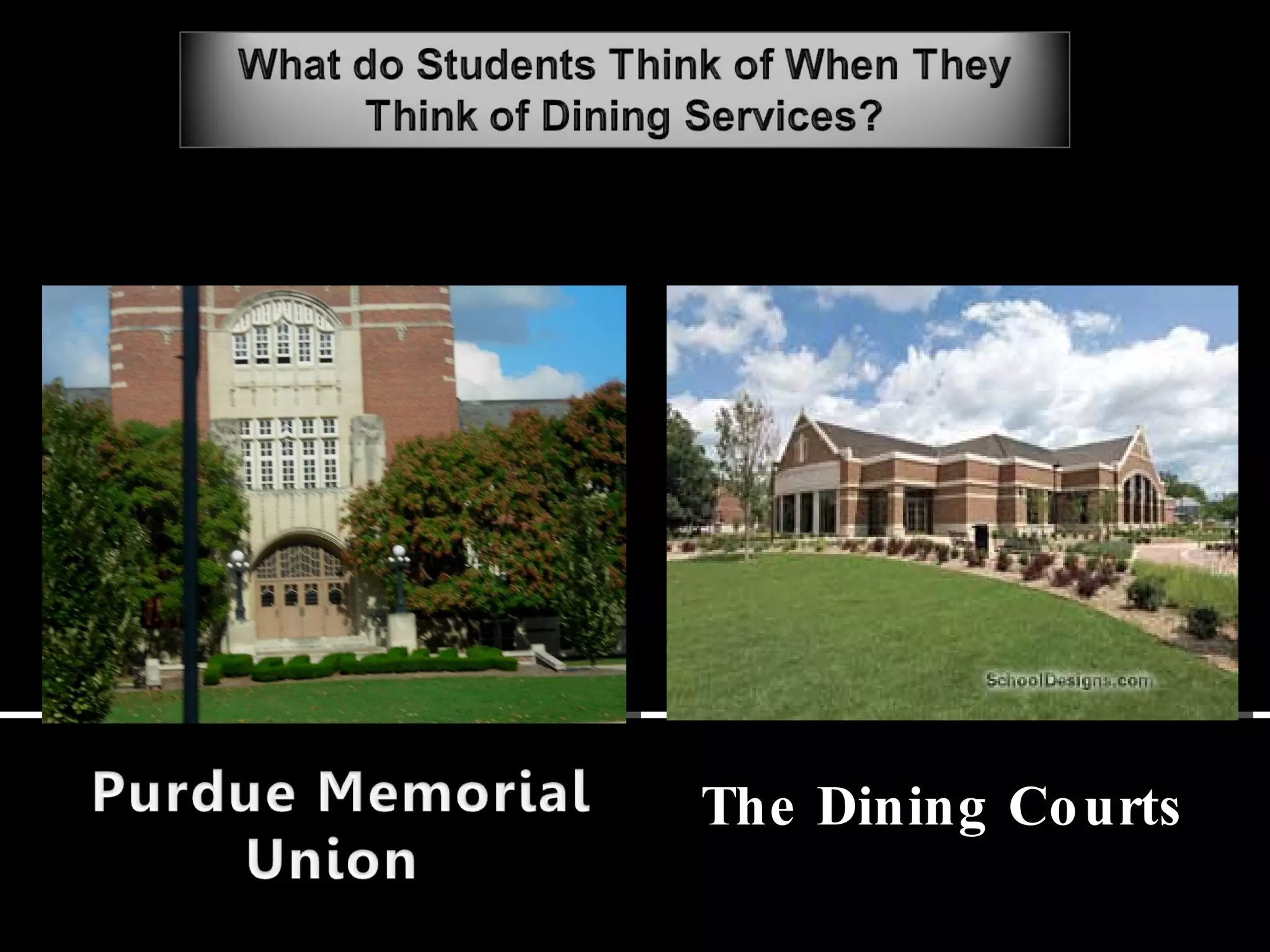 New Face of Purdue Dining Services | PPT