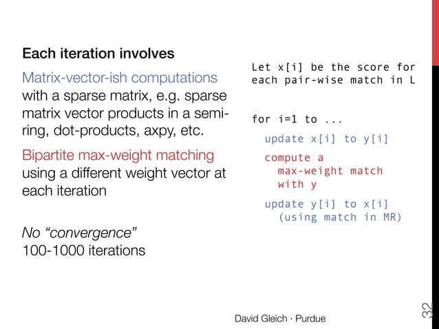 Massive Mapreduce Matrix Computations And Multicore Graph Algorithms Ppt 