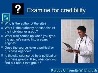 Purdue Research And The Internet | PPT