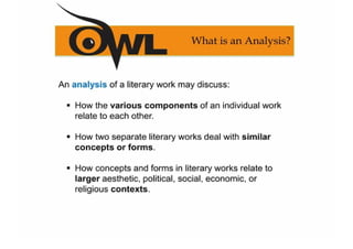 Purdue Owl Analysis | PDF