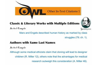 Purdue Owl Mla Format | PPT