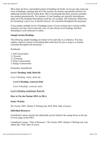 Purdue owl mla style guide | PDF