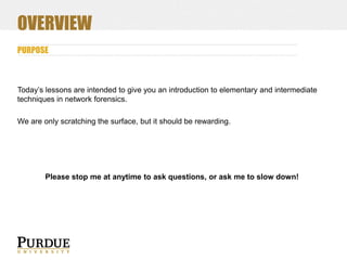 Network Forensics Intro | PPTX | Computer Networking | Computing