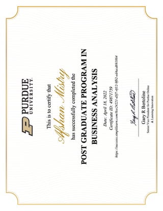 purdue university Business analysis.pdf
