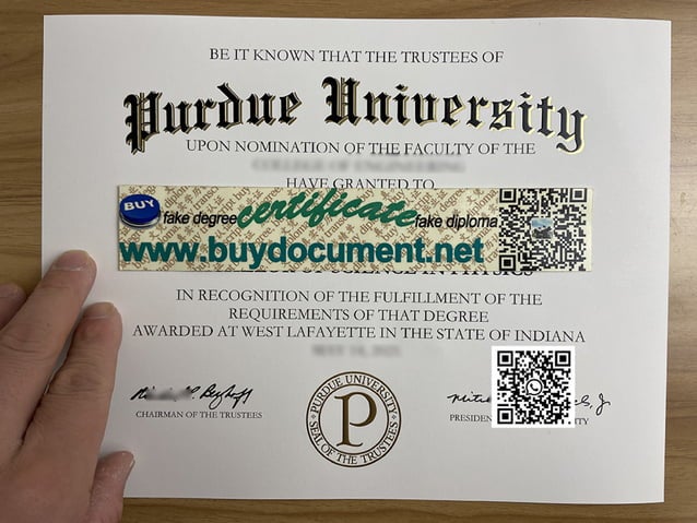 Purdue University diploma | PPT