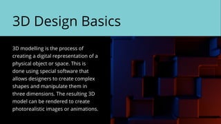 3d Designs | PDF | 3-D Graphics | Computer Software and Applications