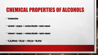 (Pure) alcohols | PPT